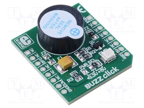 Buzz Click Mikroe Click Board Buzzer Pwm Prototype Board