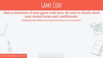 Scratch Coding Project Design A Video Game By Miss Martin On The Go