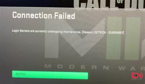 Modern Warfare 3 Detrick Guernsey Error Code Fix Beta