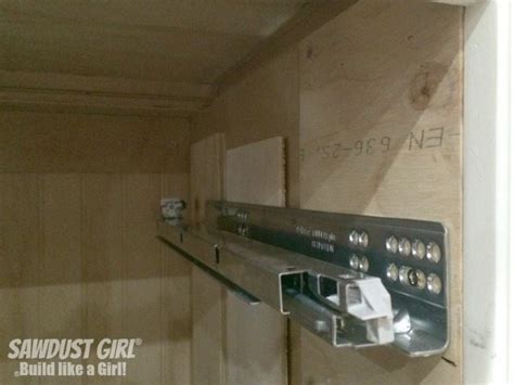 Installing Drawers With Blum Tandem Plus Blumotion Drawer Slides Sawdust Girl®