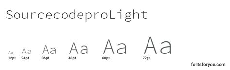 Шрифт Sourcecodeprolight скачать бесплатно онлайн лицензия