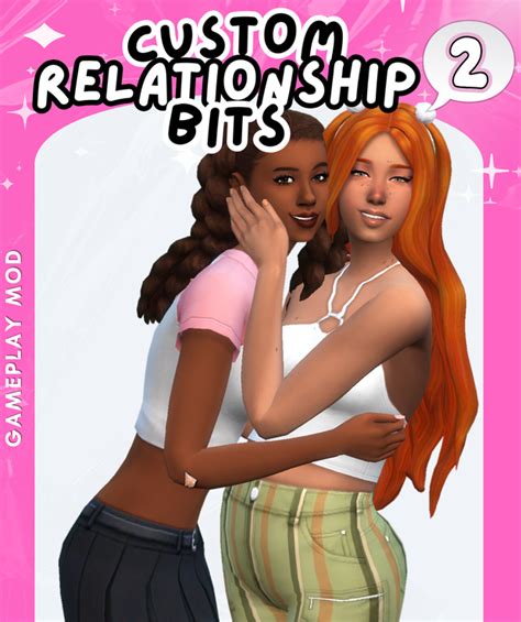Expanded Storytelling Relationship Bits Mod 2 Maplebell Sims 4