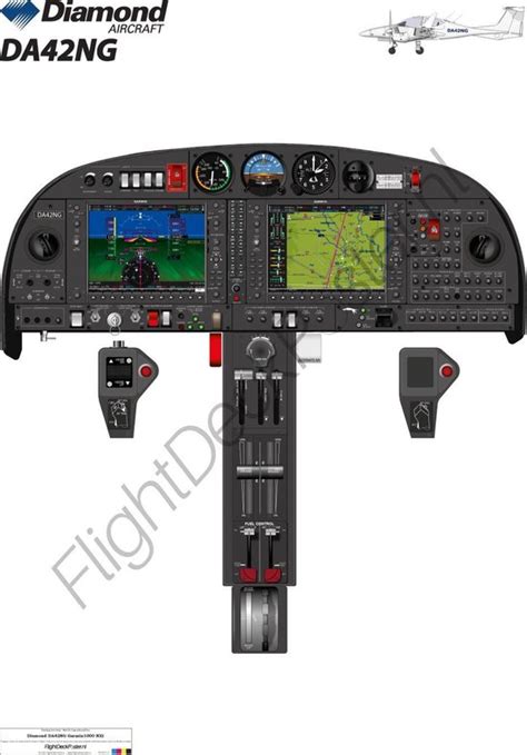 Diamond Da42 Ng T Bone Enkele A0 Poster Flightdeckposter