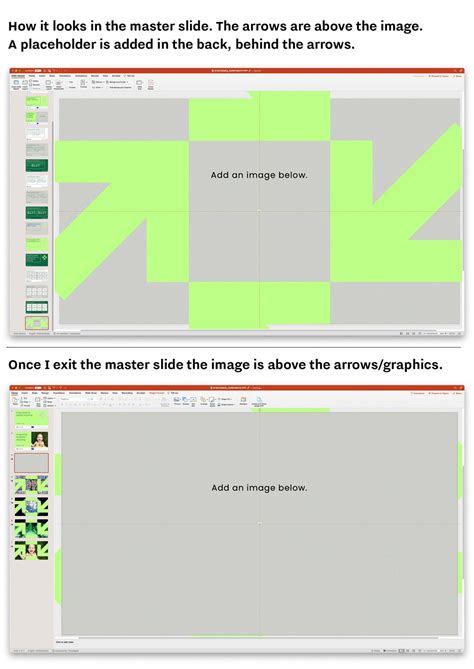 Can I Add Graphics And An Image Placeholder In A Master Slide While