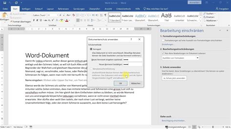 Word Dokument Mit Passwort Schützen Schreibschutz Mit Kennwort Word