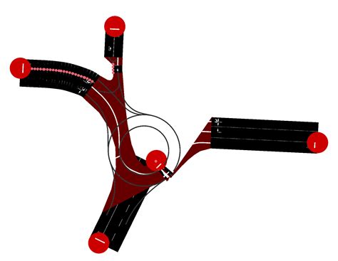 Poorly Generated Roundabout Junctions When Converting From Opendrive