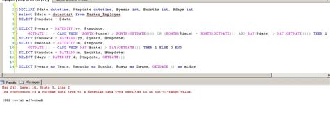 Sql How View Result Date Time Datediff Dateadd But Out Of Range
