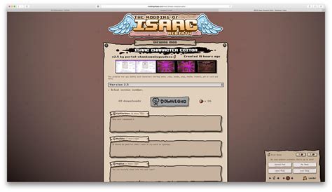 modding of isaac website is here r themoddingofisaac