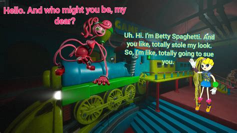 Mommy Long Legs Meets Betty Spaghetti By Ironmew05 On Deviantart