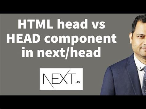 Html Head Vs Head Component From Next Head In Nextjs YouTube