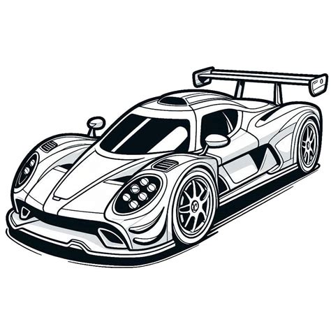 스포츠카 색칠 공부 Kr에서 무료 색칠 공부