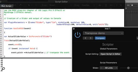 Logic Writing Midi Scripts