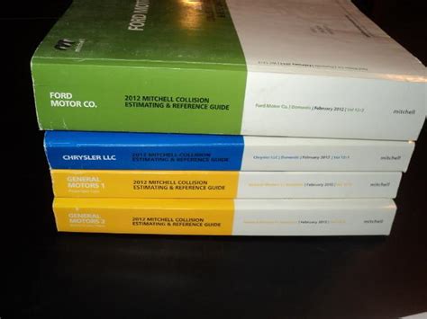 Find Set Mitchell Crash Collision Estimating Guides Domestic All Brand New In Package In