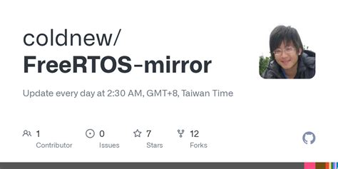 Github Coldnew Freertos Mirror Update Every Day At Am Gmt Taiwan Time