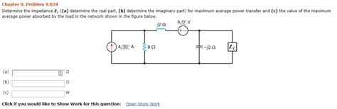 Solved Chapter Problem Determine The Impedance Z Chegg