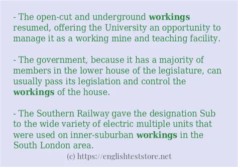 Workings Sentence Examples Englishteststore Blog