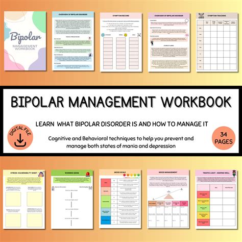 bipolar management workbook bipolar disorder therapy bipolar therapy