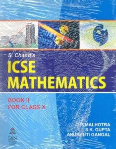 S Chand S Icse Mathematics For Class Xth Book II Buy S Chand S Icse Mathematics For Class