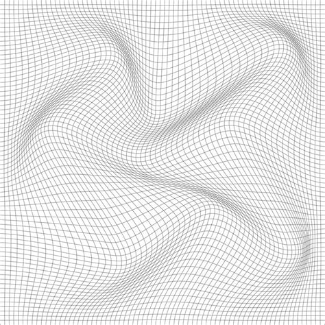 Premium Vector Distorted Wave Monochrome Texture Dynamical Rippled