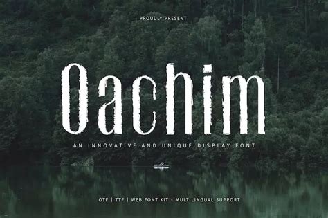 Oachim Display Font Dfonts