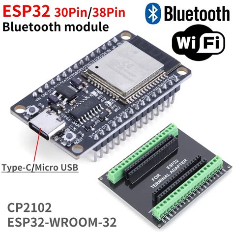 ESP32 ESP 32S ESP WROOM 32 WIFI Board Bluetooth Module Dual Core 32Bit CPU ESP32 Development