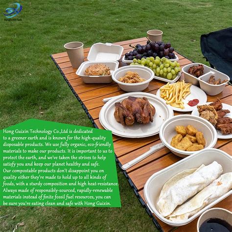 Platos 100 Compostables Platos De Papel Desechables 50 Unidades