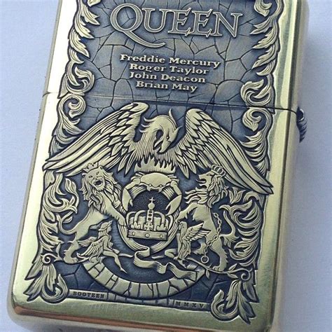 Zippo Art Lighter With Eagle Design Scultura Accessori Freddie Mercury