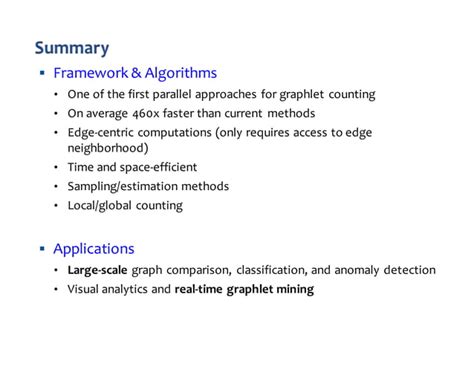 Fast Graphlet Decomposition Theory Algorithms And Applications Ppt