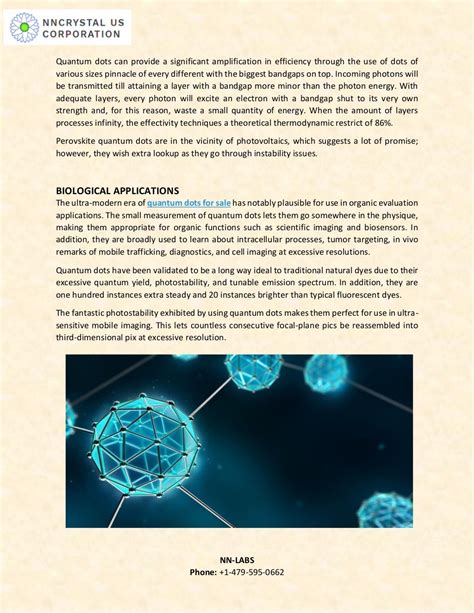 The Properties And Applications Of Quantum Dots Pdf