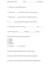 Midterm Review Sheet Docx Part Pdf Midterm Review Sheet Name Class Period What Device