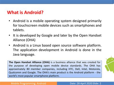 Android Operating System Pptx