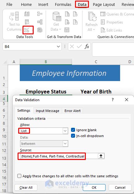 How To Make A Fillable Form In Excel 5 Suitable Examples