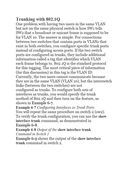 trunking with 802 1q example 6 7 pdf science and mathematics computers