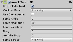 Unity3D2D 区域效应器