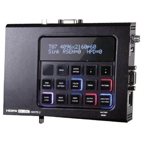 4k Uhd Hdmi Video Test Pattern Generator Signal Analyzer Hdcp 18gbps
