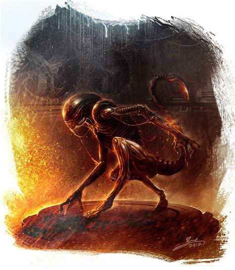 alien prometheus concepts on behance alien artwork alien vs predator