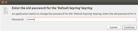 How To Disable Entering Password For Default Keyring To Unlock On Ubuntu Desktop