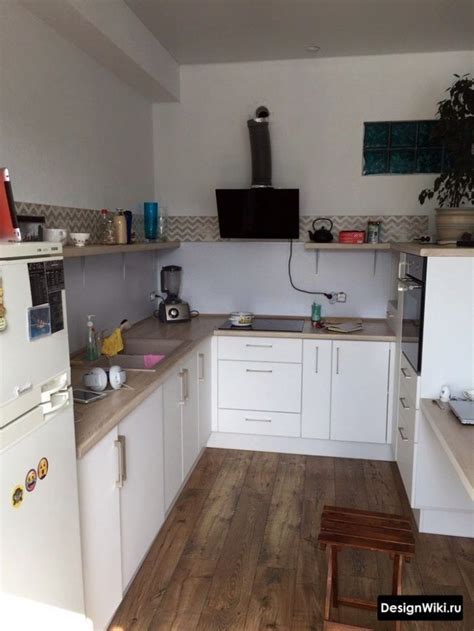 П образная Кухня 6 Решений и 126 Фото [ C окном и барной стойкой] Кухня Кухня с открытыми