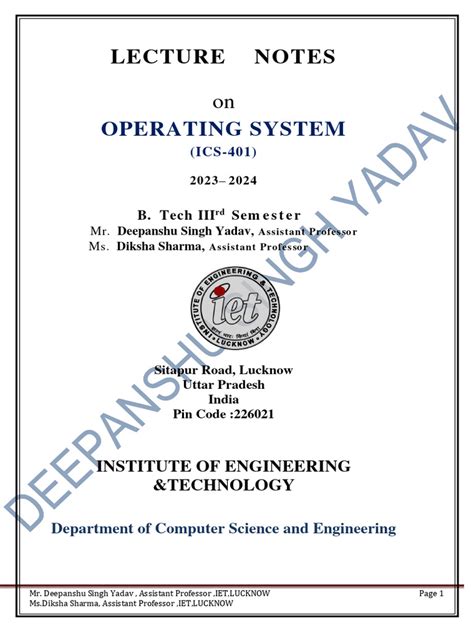Multi Processing Operating System Pdf Central Processing Unit
