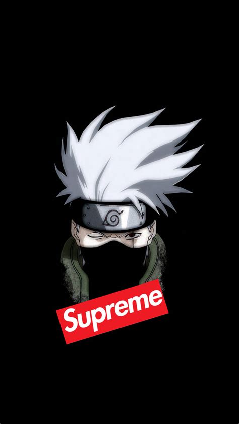 Kakashi Hatake Supreme Wallpapers Wallpapers Com