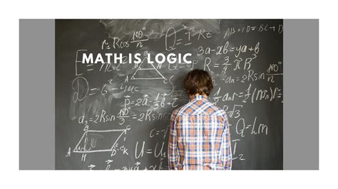 Beside The Well Week Thirty One Math Is Logic