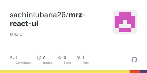 Github Sachinlubana26mrz React Ui Mrz Ui
