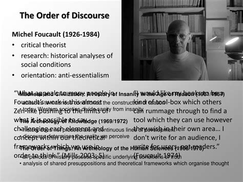 Ppt The Order Of Discourse Powerpoint Presentation Free Download