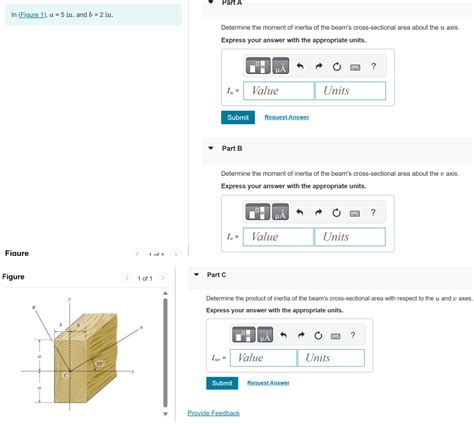 Solved Figurepart Cdetermine The Product Of Inertia Of The