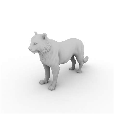 Tiger 3d Printing Model