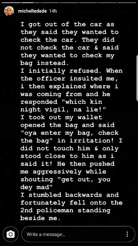 Michelle Dede Shares Story On Alleged Assault By Policemen In Lekki