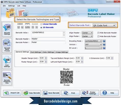Barcode Label Design Software Professional To Generate Barcode Tags