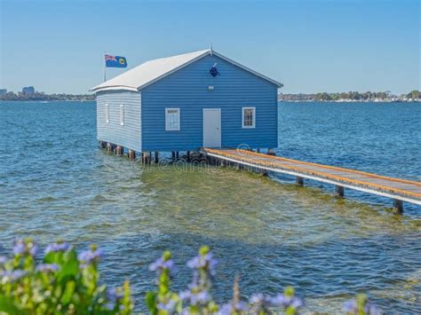 Crawley Edge Boatshed Also Known As The Blue Boat House Lcoated In
