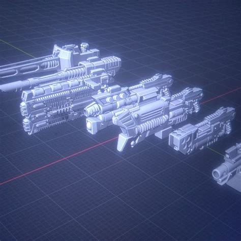 🔫 Crusader Heavy Weapons・free Stl File For ・cults