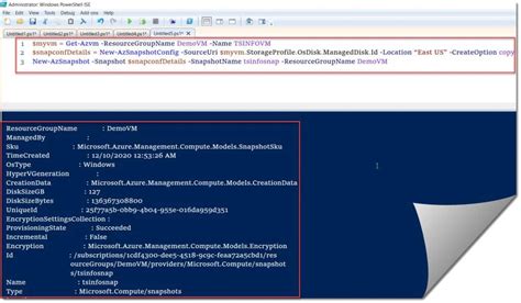 How To Create A Snapshot Of Azure Vm Using Powershell Azure Lessons